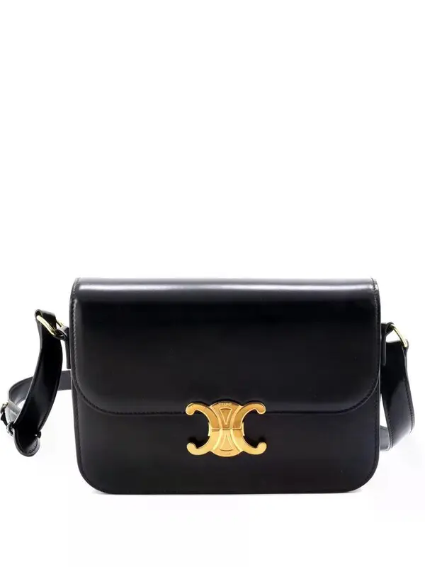 Celine Triomphe Shoulder Bag Smooth Calfskin Medium Crossbody Bag