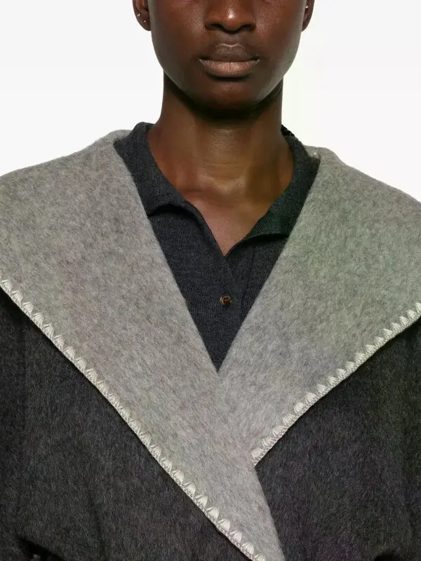 ERMANNO FIRENZE Belted Hooded Coat