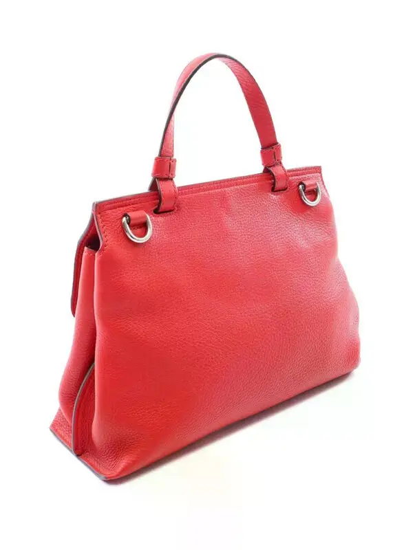 Gucci 2000-2015 Small Calfskin Bamboo Daily Satchel
