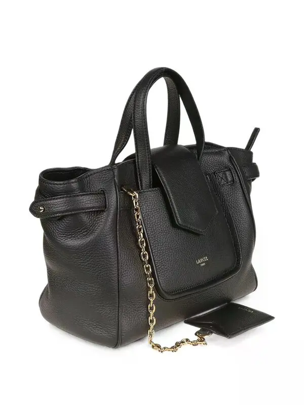 LANCEL P Thea Grained Tote Bag - Black