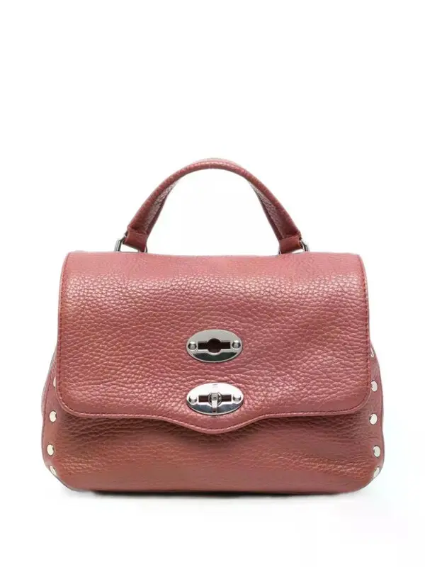 ZANELLATO Mini Postina Daily Studded Leather Tote Bag