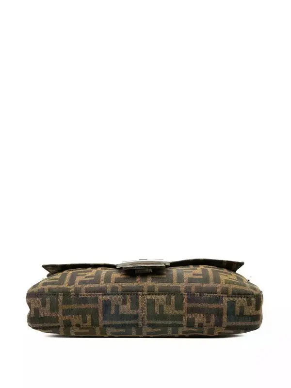 Fendi 20th Century Zucca Canvas Baguette Shoulder Bag
