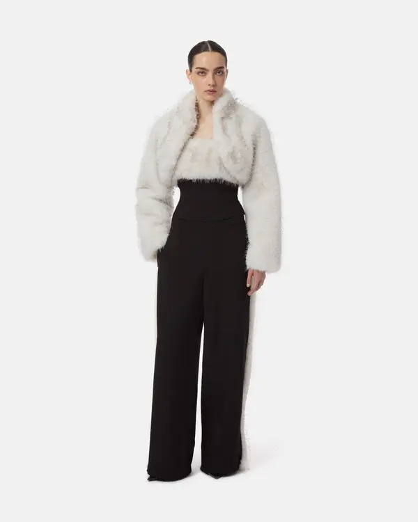 Apparis Odette Tipped Fox Bolero