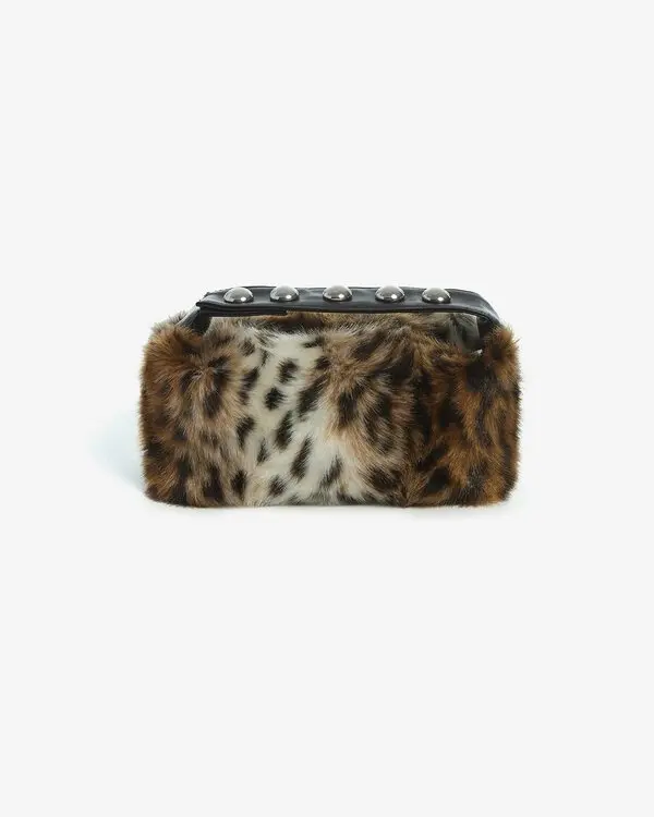Apparis Marfa Shaved Leopard Pochette