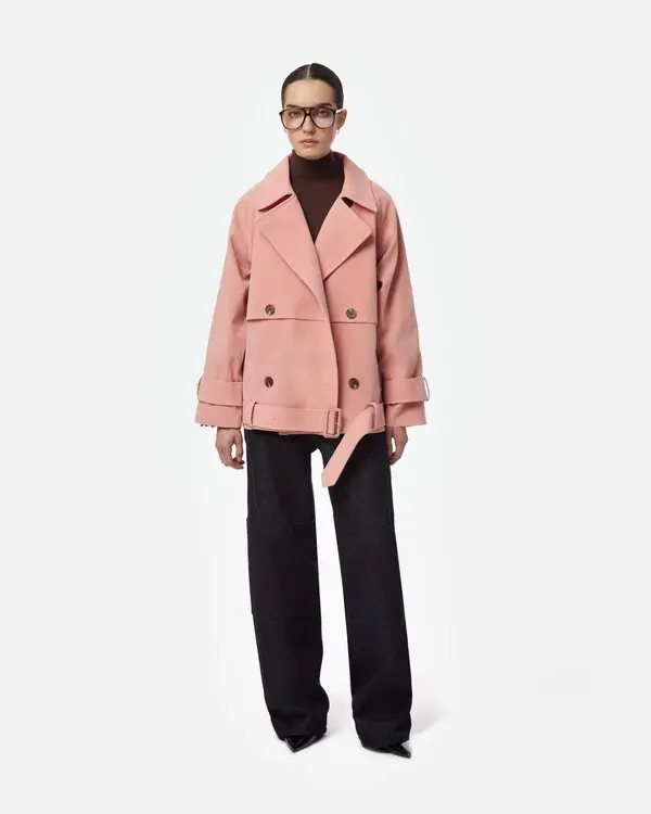 Apparis Gaia Sans Suede Trench Coat