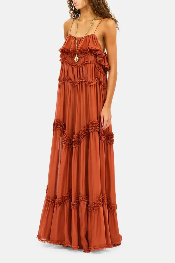 Ulla Johnson Naia Tiered Gown