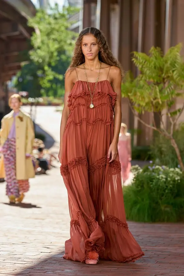 Ulla Johnson Naia Tiered Gown