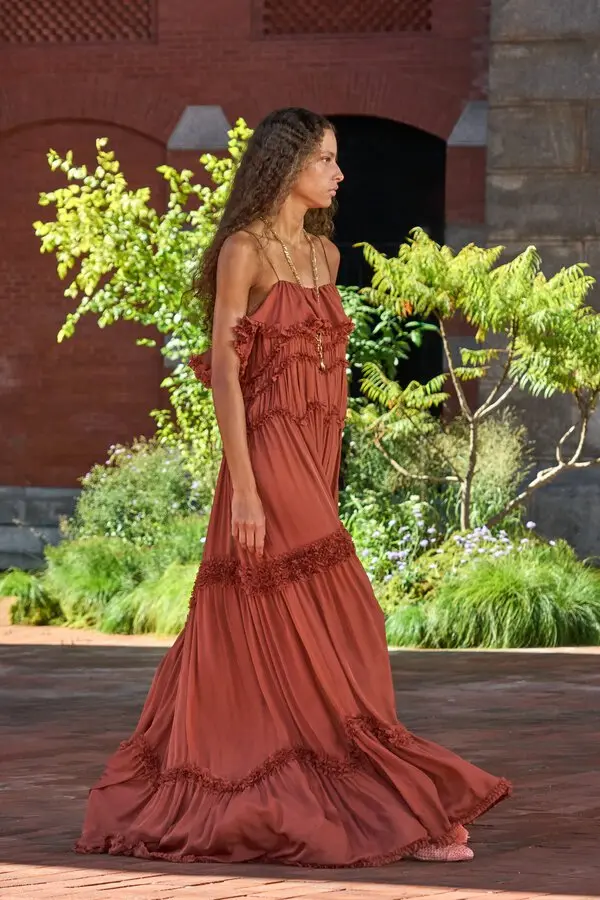 Ulla Johnson Naia Tiered Gown