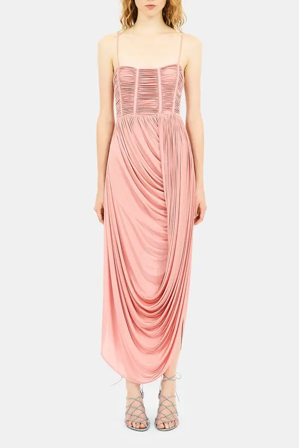 Ulla Johnson Antonia Sl Draped Dress