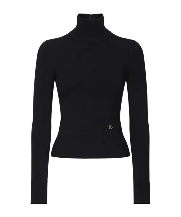 Dolce & Gabbana Ribbed Knit Turtleneck