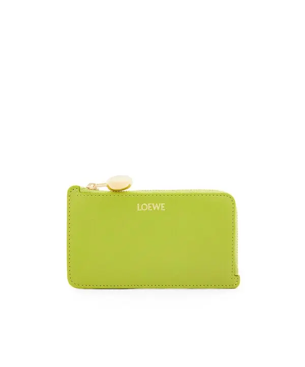 Loewe Pebble Coin Cardholder In Shiny Nappa Calfskin