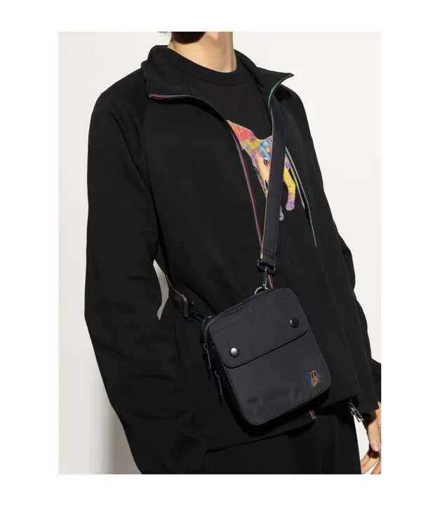 Paul Smith Zebra Zipped Messenger Bag