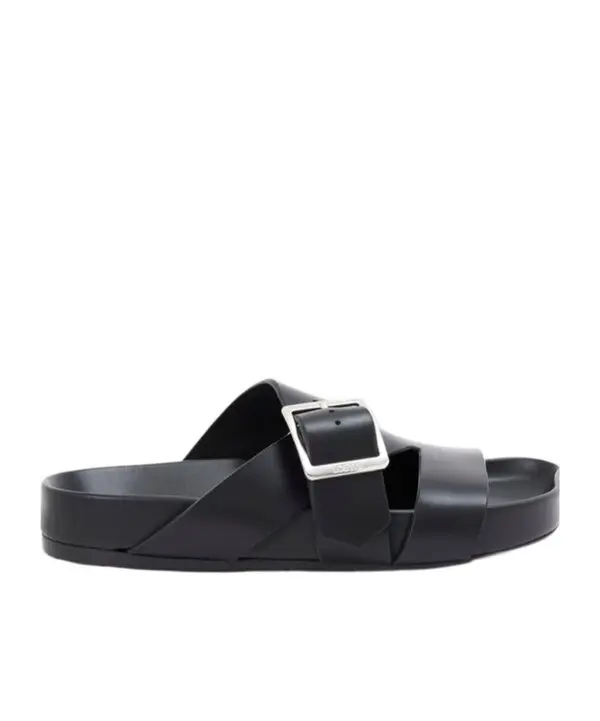 Loewe Ease Buckle Slide In Vegetable-tanned Calfskin