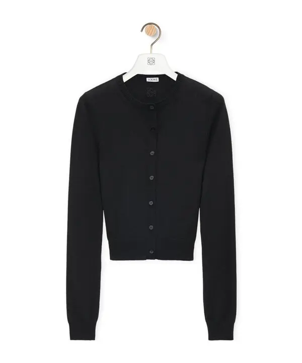 Loewe Draped Cardigan In Cashmere And Silk