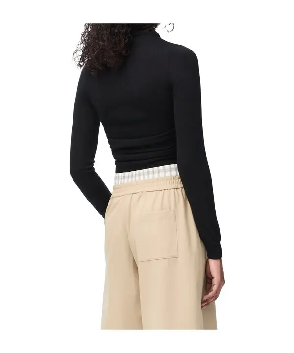 Loewe Draped Cardigan In Cashmere And Silk