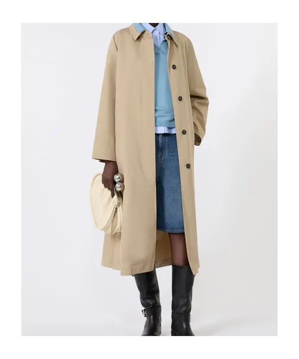 Max Mara Water-repellent Gabardine Trench Coat