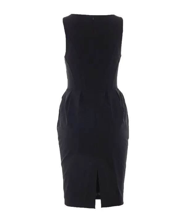 Elisabetta Franchi Zip-front Sleeveless Dress