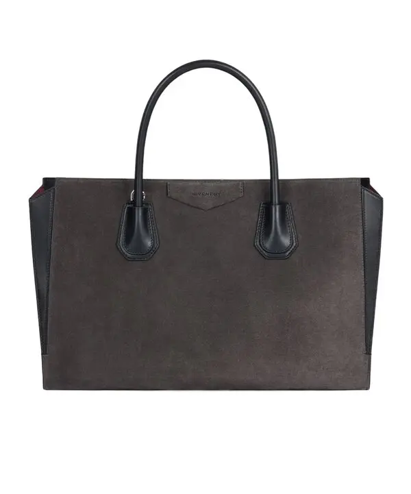 Givenchy Medium Antigona Catchall Bag In Suede Leather