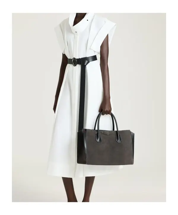 Givenchy Medium Antigona Catchall Bag In Suede Leather