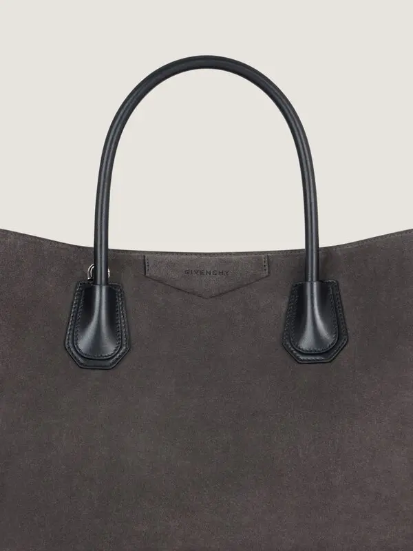 Givenchy Medium Antigona Catchall Bag In Suede Leather
