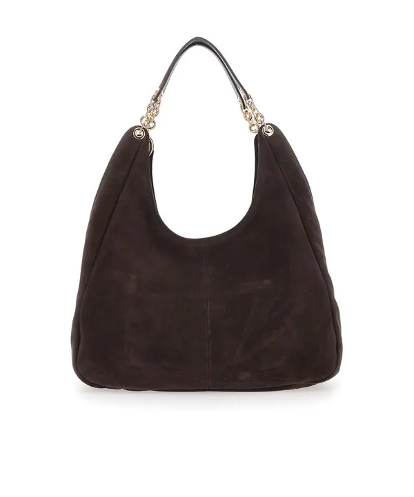 Michael Kors Ellie Large Suede Shoulder Bag