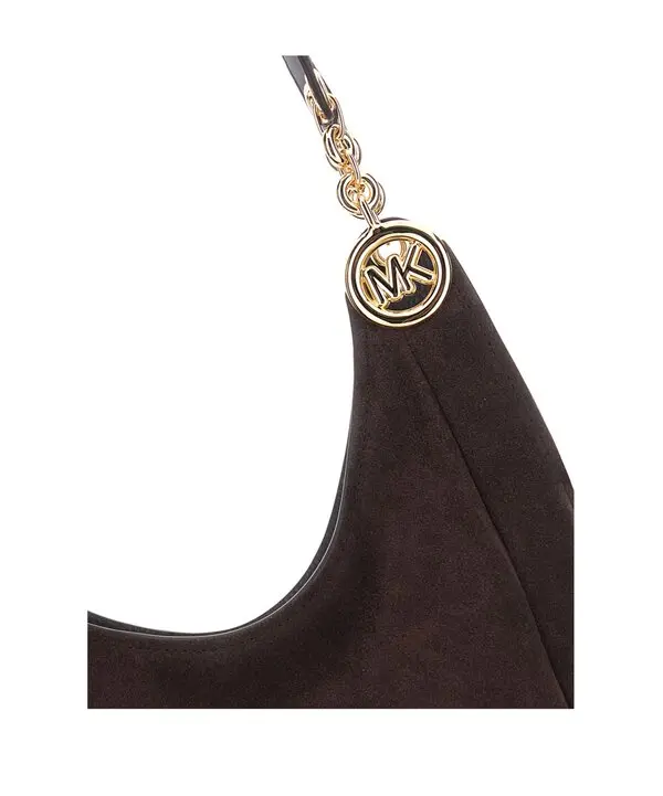 Michael Kors Ellie Large Suede Shoulder Bag