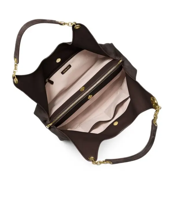 Michael Kors Ellie Large Suede Shoulder Bag