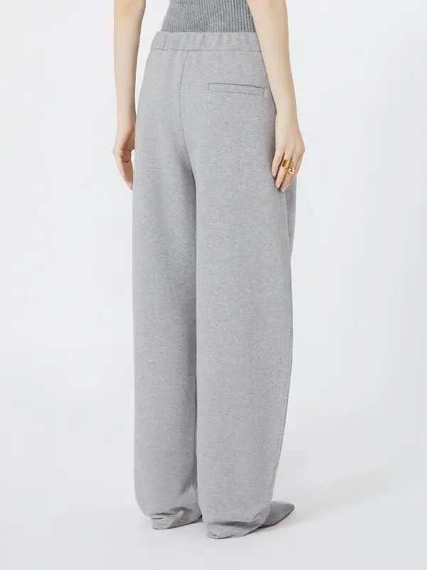 Sportmax Fleece Trousers Light Grey