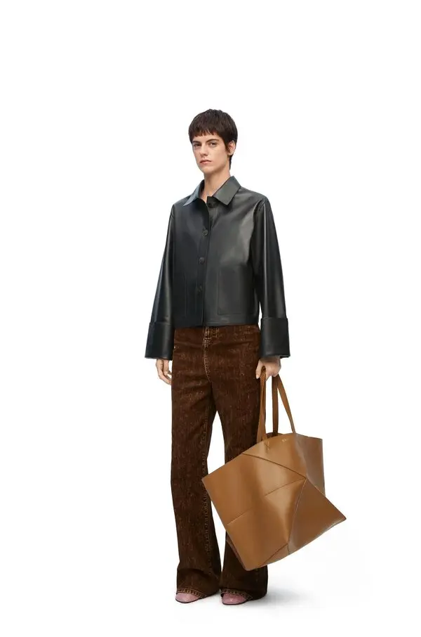 Loewe Turn-up Jacket In Nappa Lambskin