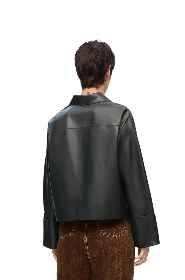 Loewe Turn-up Jacket In Nappa Lambskin
