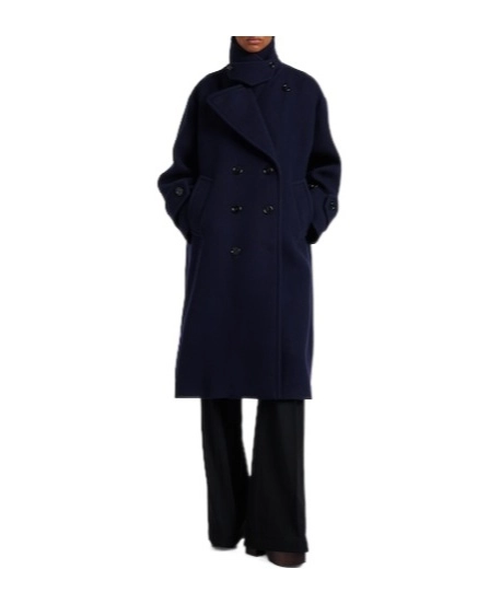 Chloé Double Breasted Wool-blend Coat