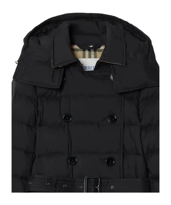 Burberry Long Nylon Audley Puffer Coat