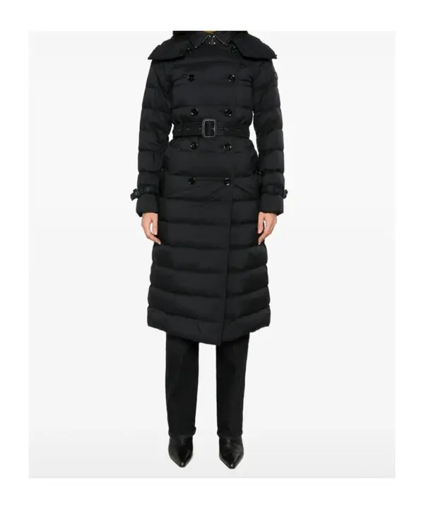 Burberry Audley Belted Long Down Jacket