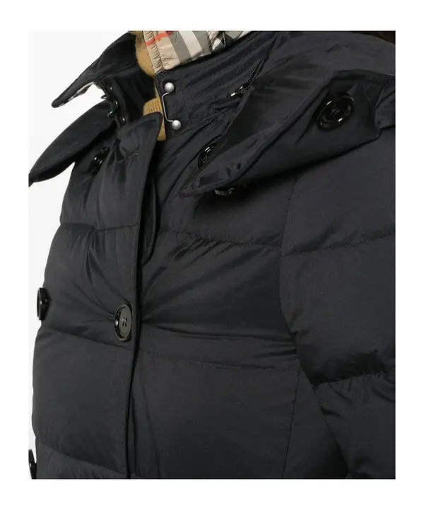Burberry Audley Belted Long Down Jacket