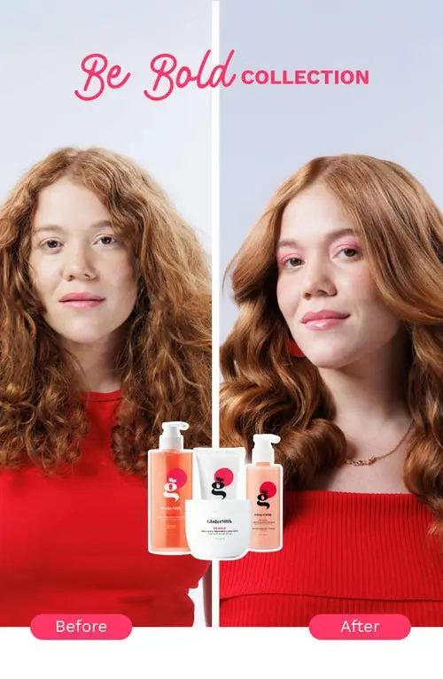 GINGER MILK NATURAL CARE Protein Repair Hair Care Set For Damaged Hair