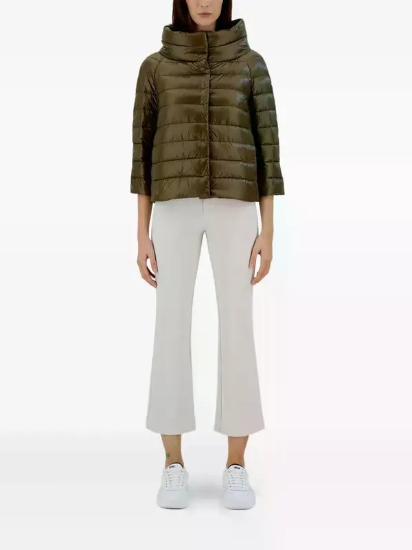 Herno Sofia High-neck Quilted Jacket