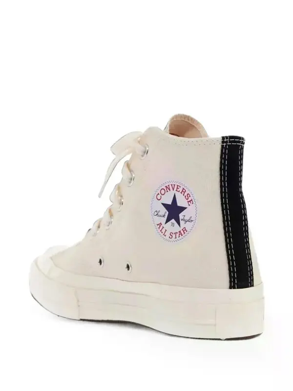 Play Comme Des Garcon X Converse Chuck Taylor 70 Heart-patch Sneakers