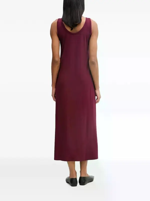 Marc O'polo Scoop-neck Side-slit Midi Dress