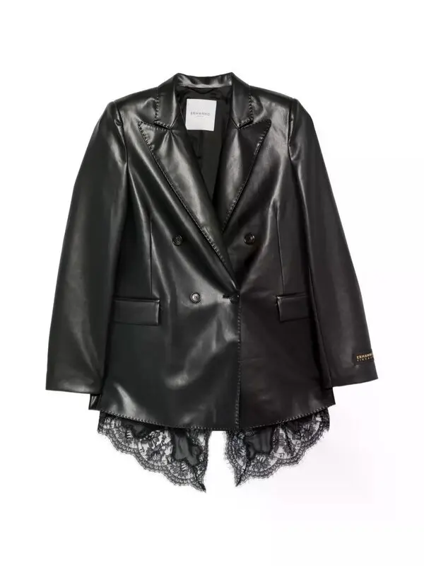 ERMANNO FIRENZE Double-breasted Peak-lapel Blazer