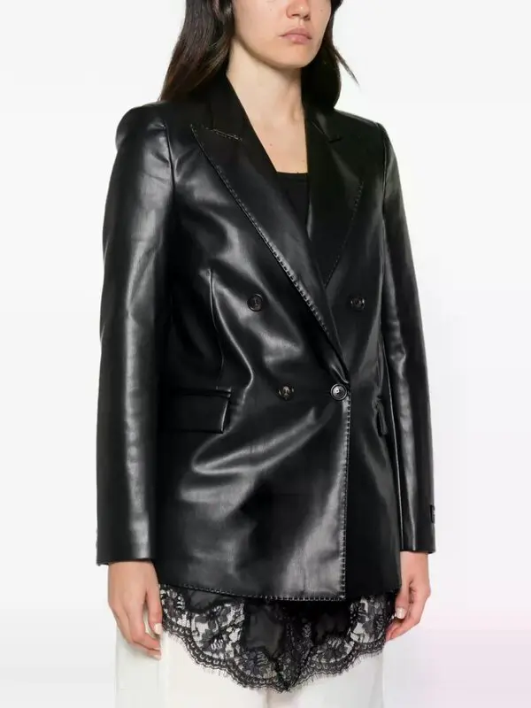 ERMANNO FIRENZE Double-breasted Peak-lapel Blazer
