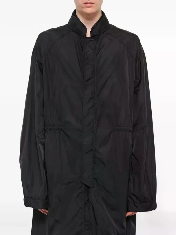JUUN.J Slogan-print Drawstring-waist Parka