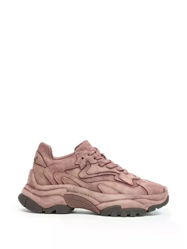 Ash Addict Bis Panelled Chunky-sole Low-top Sneakers - Pink