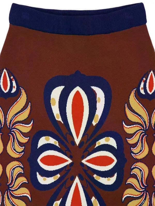 PAULA Jacquard Midi Skirt