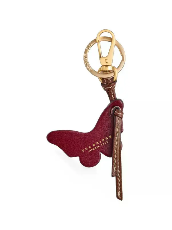THE BRIDGE Butterfly Leather Keyring