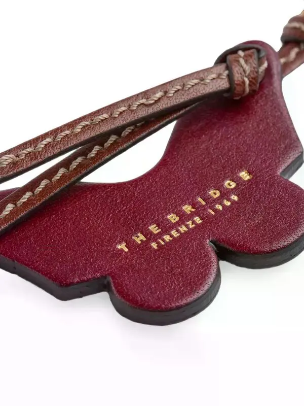 THE BRIDGE Butterfly Leather Keyring