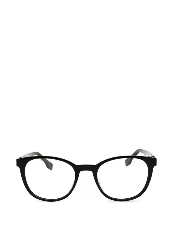 BOSS Round-frame Glasses - Black