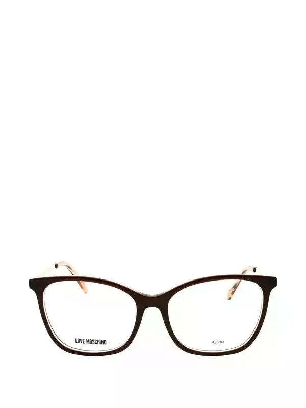 Moschino Rectangle-frame Glasses