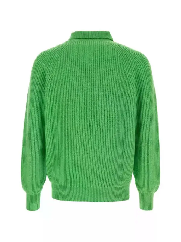 UMIT BENAN Diana Ribbed-knit Cashmere Sweater