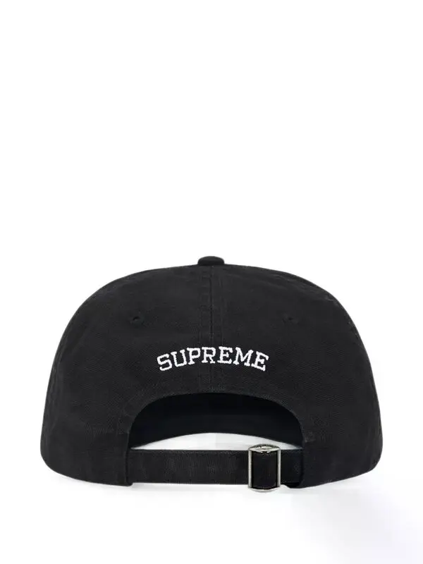 Supreme Washed-canvas S Logo Cap
