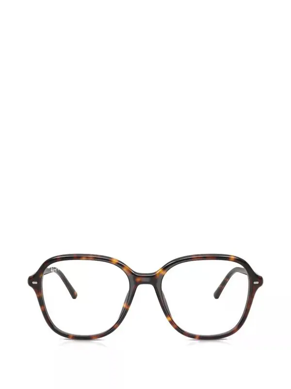 Ray-ban Rb5456 Tortoiseshell-effect Geometric-frame Glasses